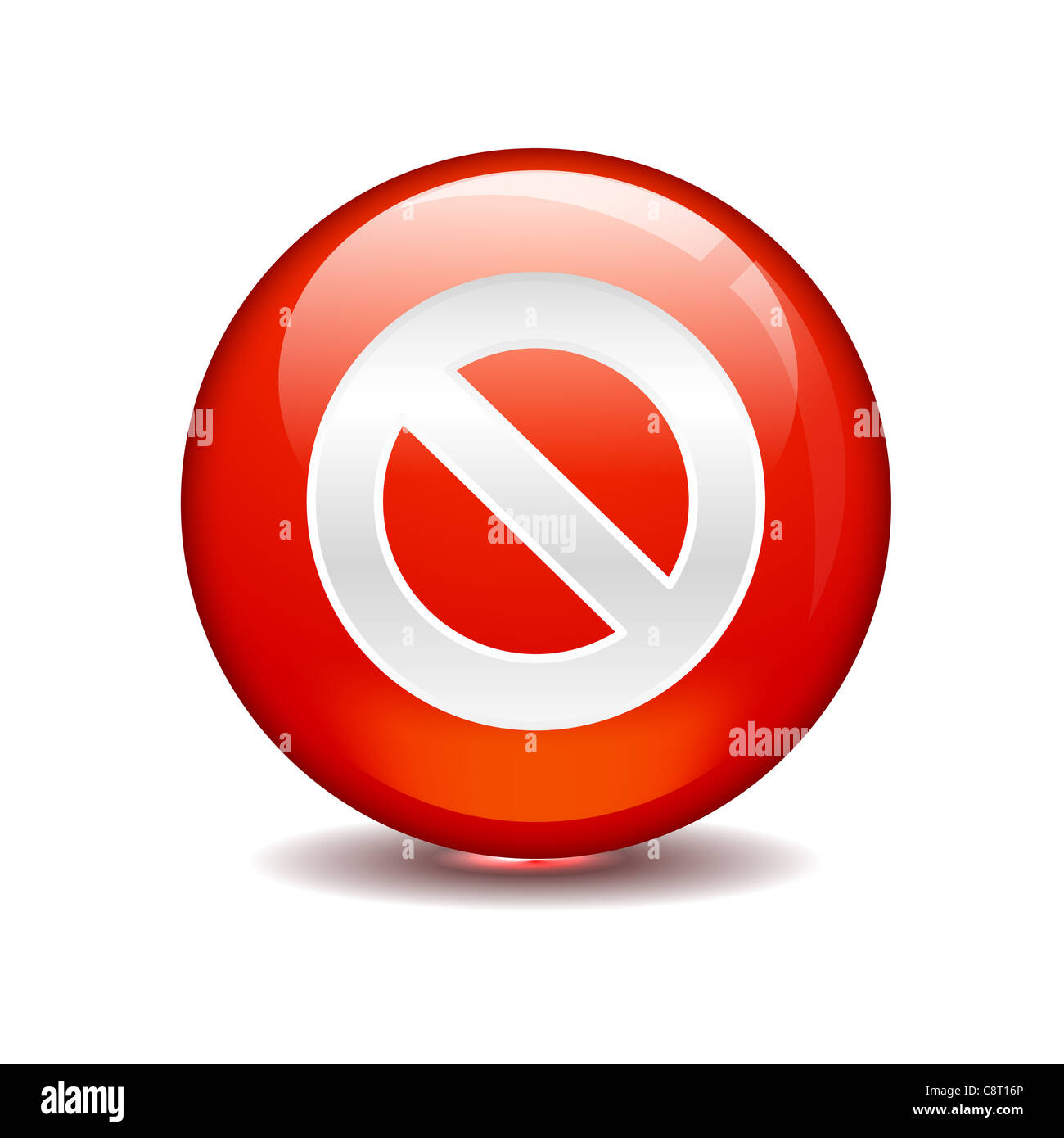 Forbidden sign in red circle Stock Photo - Alamy
