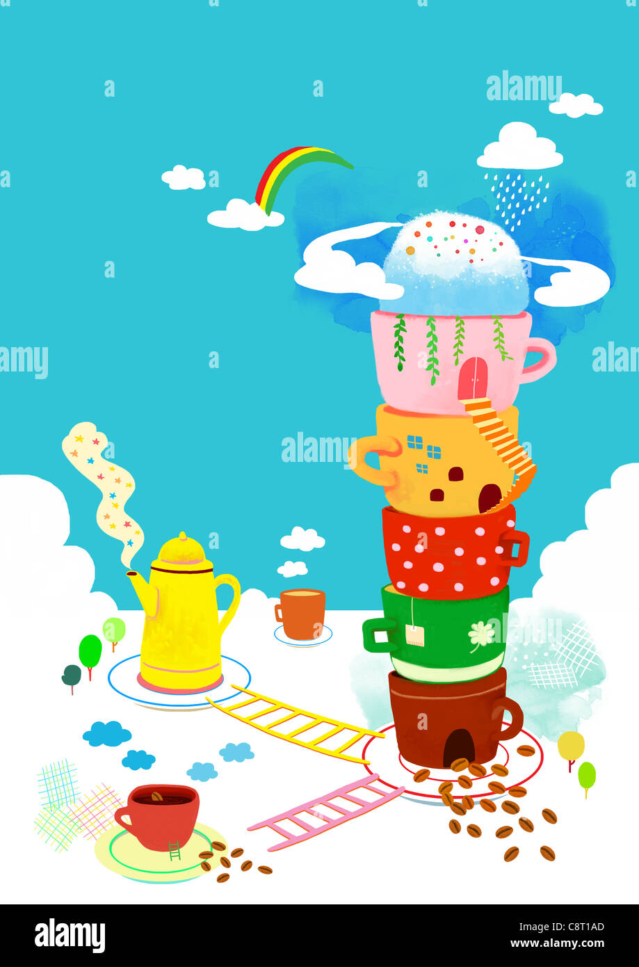 Kettle and ladder hi-res stock photography and images - Alamy