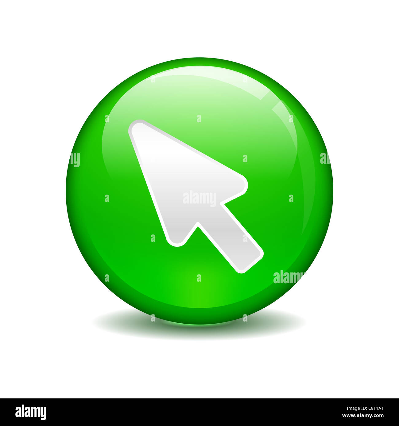 Back Button Green Png