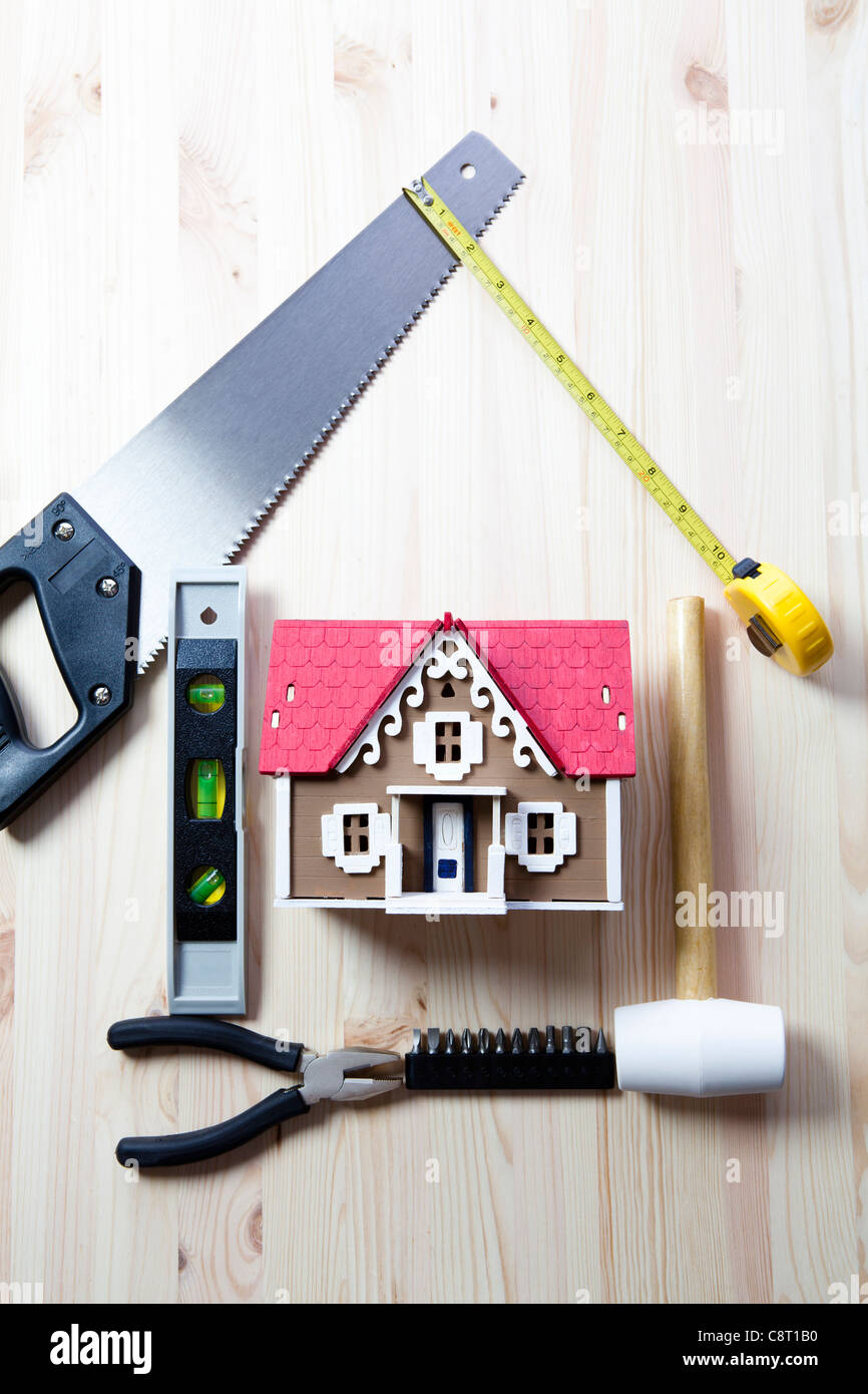 Carpentry tools hi-res stock photography and images - Alamy