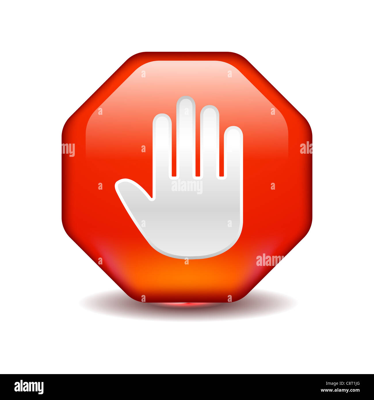 Octagon red Cut Out Stock Images & Pictures - Alamy