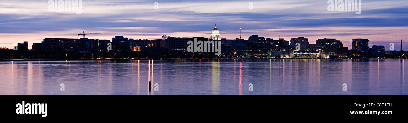 Panoramic Madison, Wisconsin Stock Photo - Alamy
