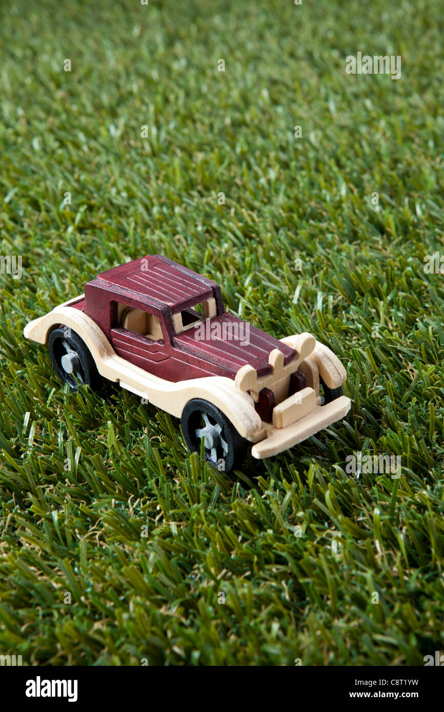Model Car On The Grass Stock Photo - Alamy