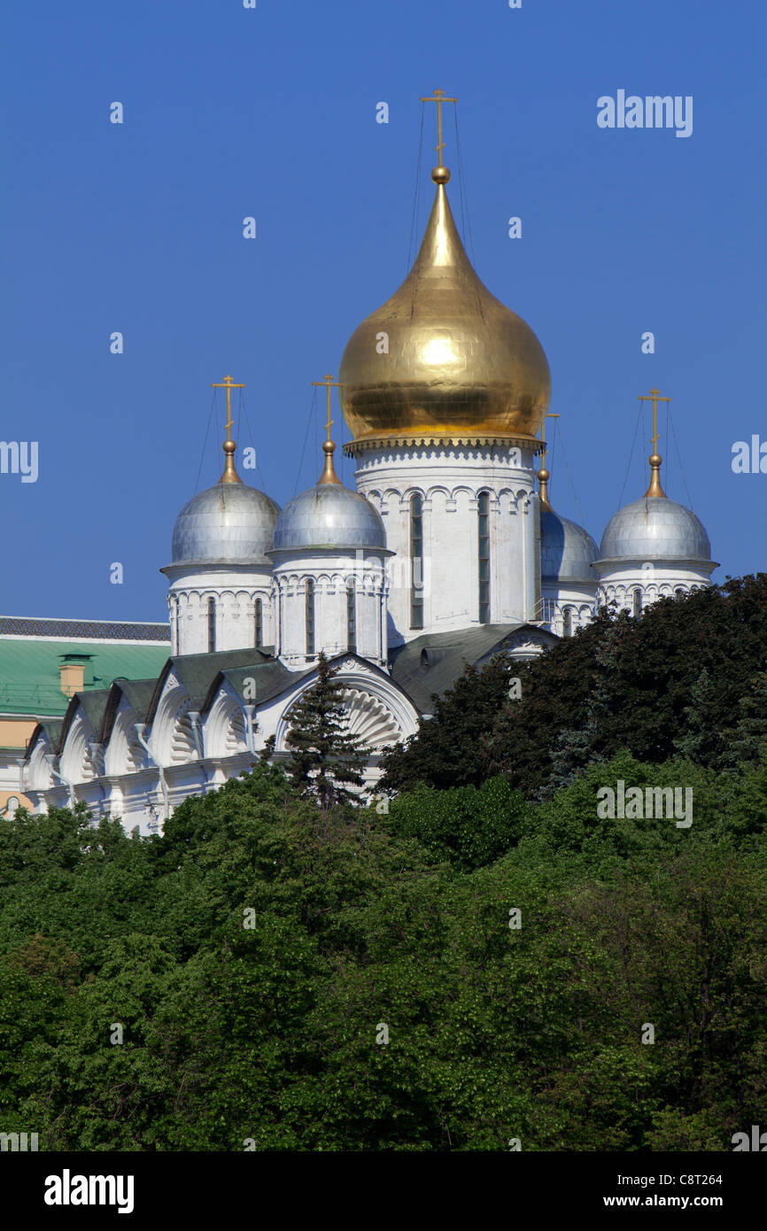 Cathedral of the Archangel (1508) at the Kremlin in Moscow, Russia ...