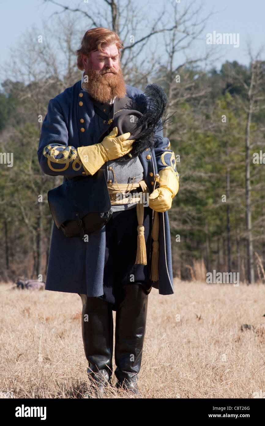 General At The Revolutionary War Reenactment Stock Photo - Alamy