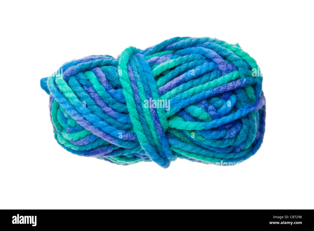 Ball of knitting wool Stock Photo - Alamy