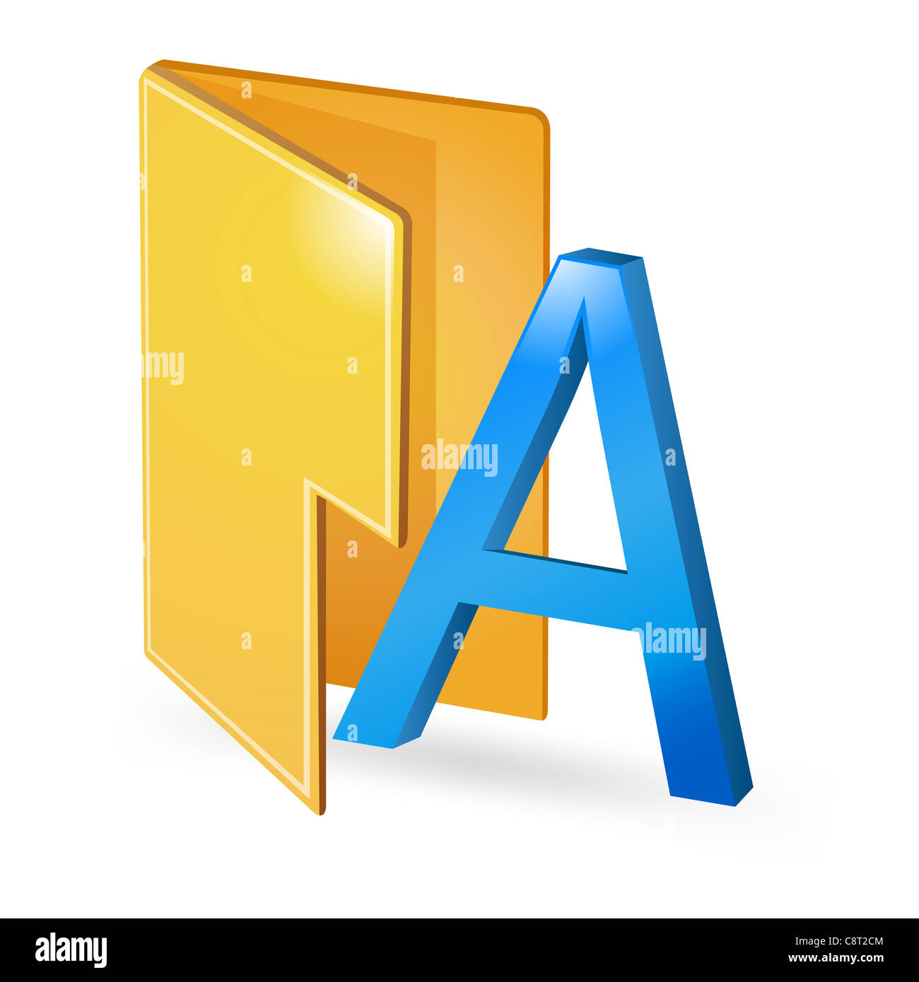 Folder symbols Cut Out Stock Images & Pictures - Alamy