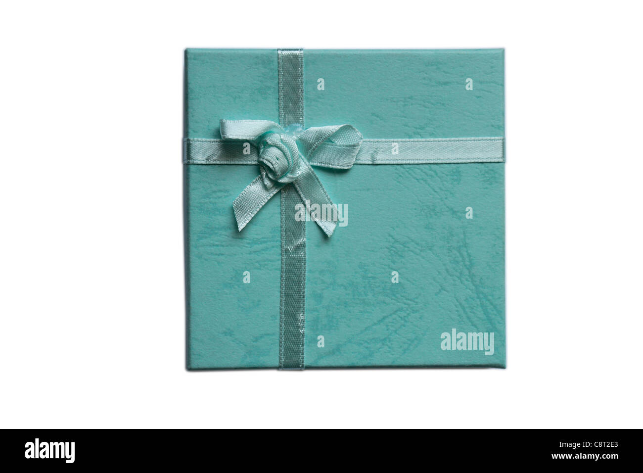 Turquoise and white ribbon Cut Out Stock Images & Pictures - Alamy