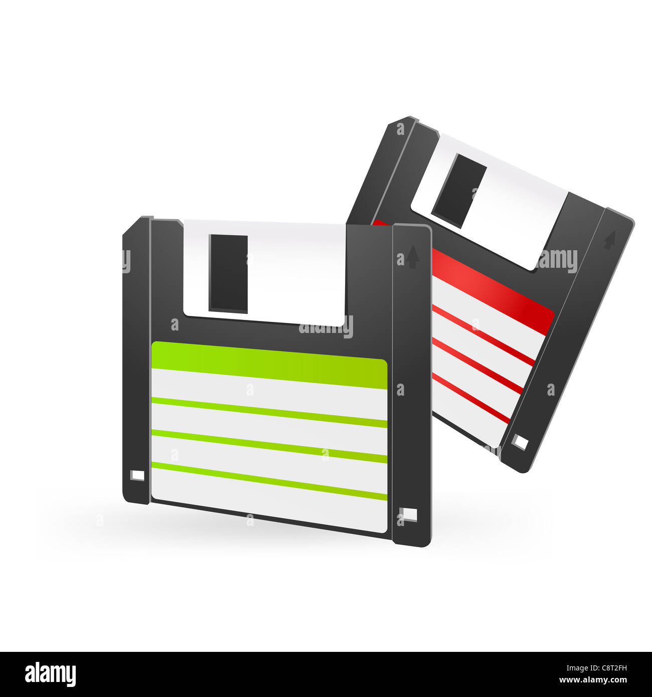 Illustration of floppy disk Stock Photo - Alamy