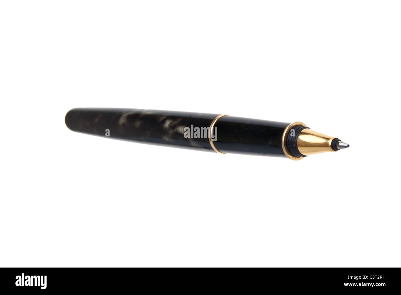 Mock tortoiseshell roller ball writing pen Stock Photo - Alamy