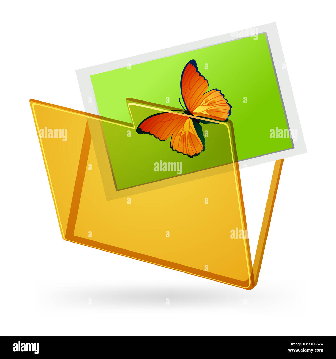 One computer folder icon hi-res stock photography and images - Alamy