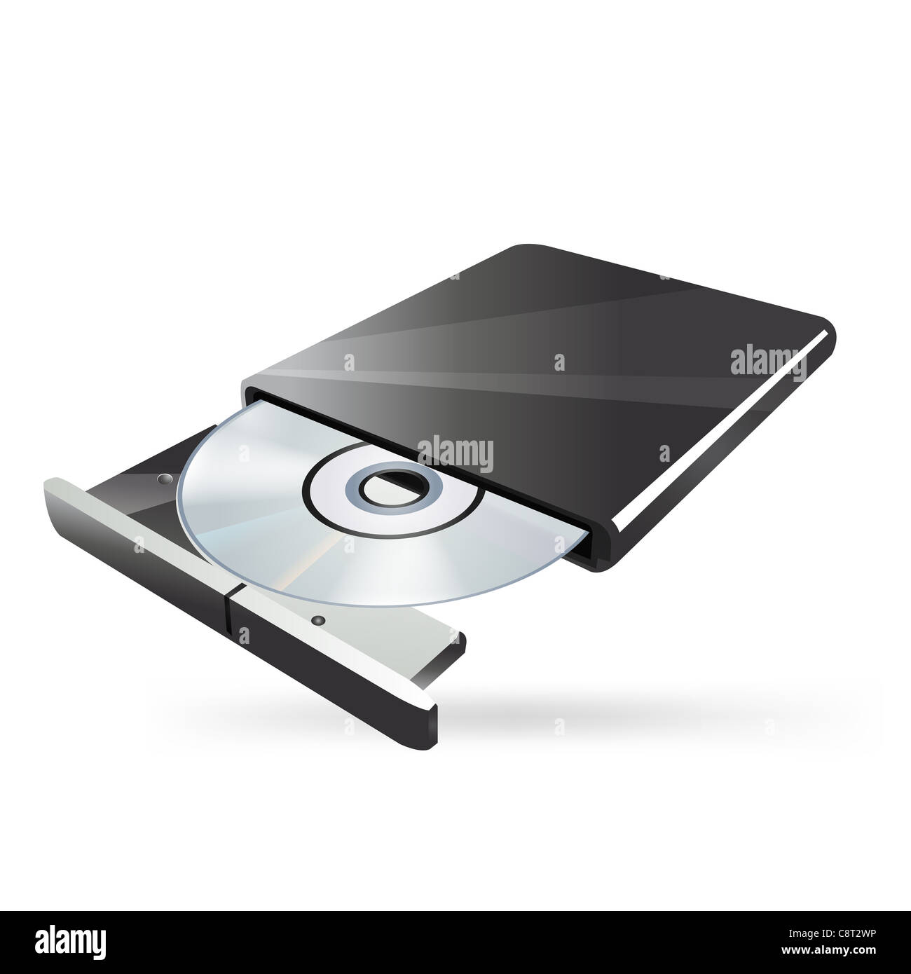 Illustration of compact disc Stock Photo - Alamy