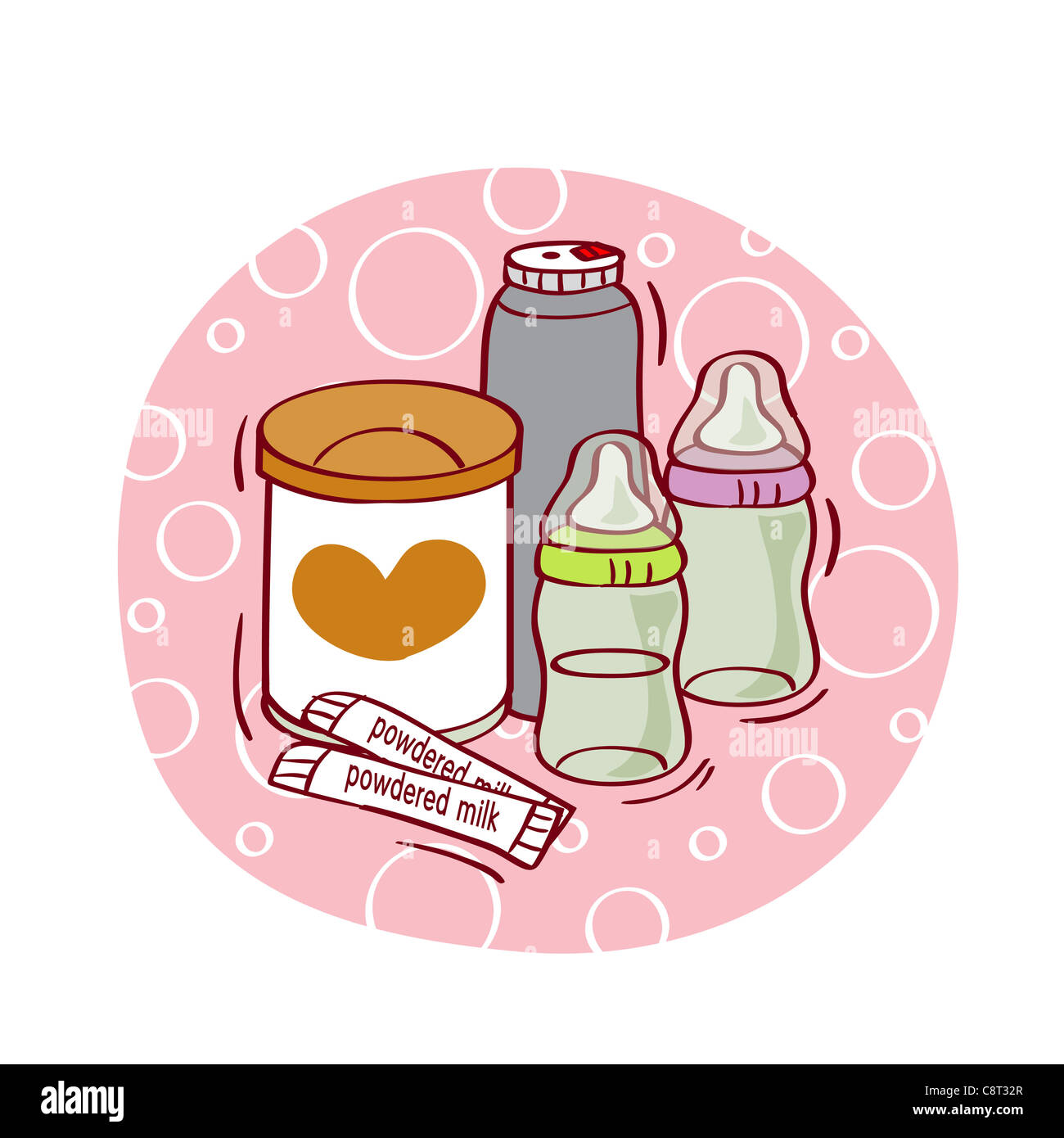 Baby milk feeding nipple Cut Out Stock Images & Pictures - Alamy