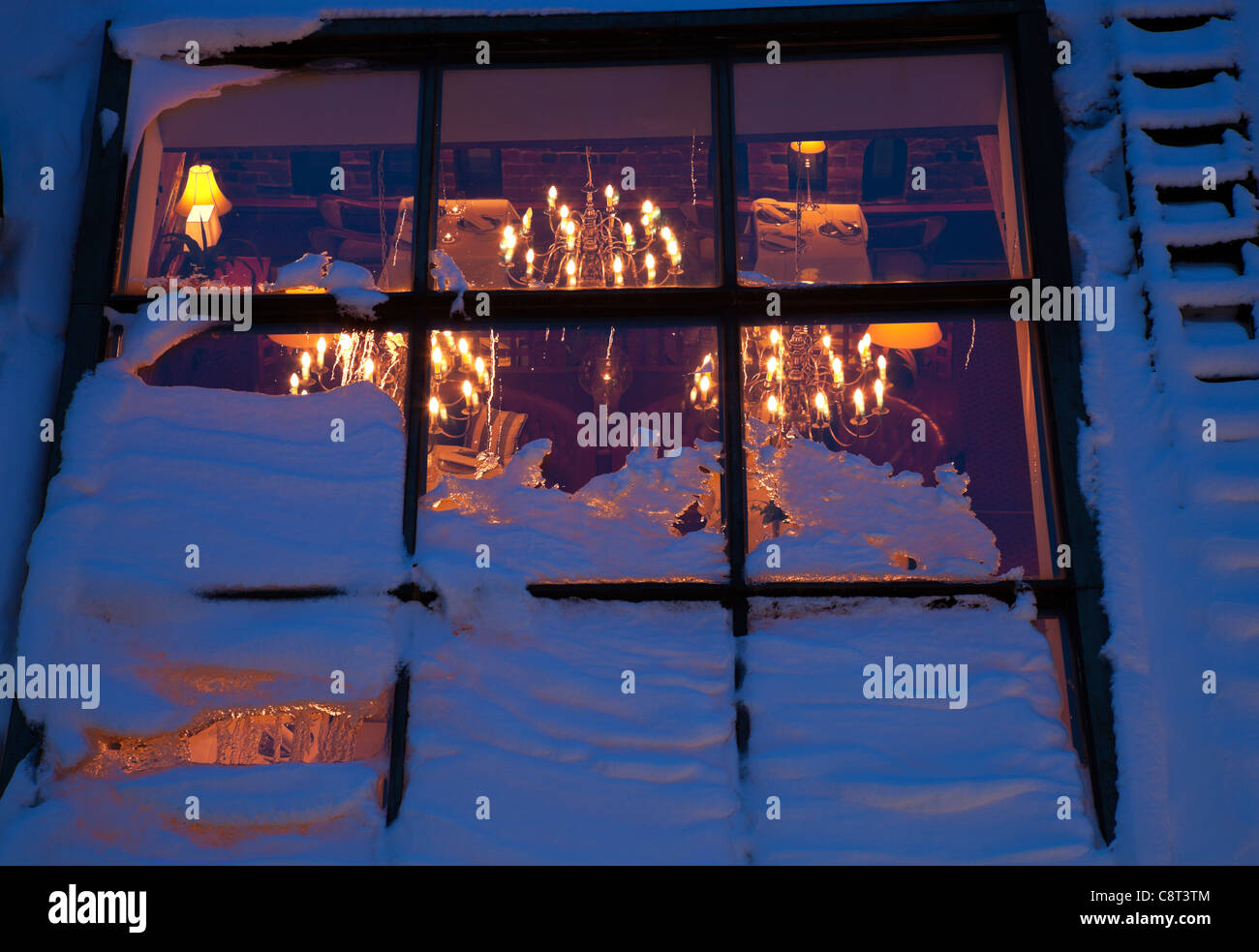Restaurant with roof window in Helsinki Stock Photo - Alamy