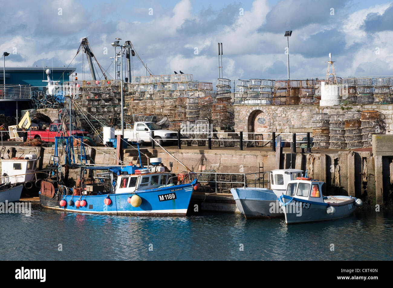 Fishing vessels in Brixham Harbour,Devon, Trawlers in Brixham Harbour ...