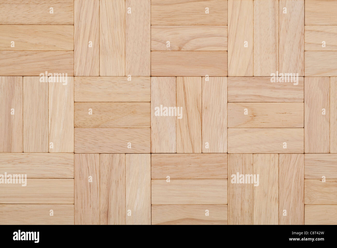 parquet beech square pattern as background Stock Photo - Alamy