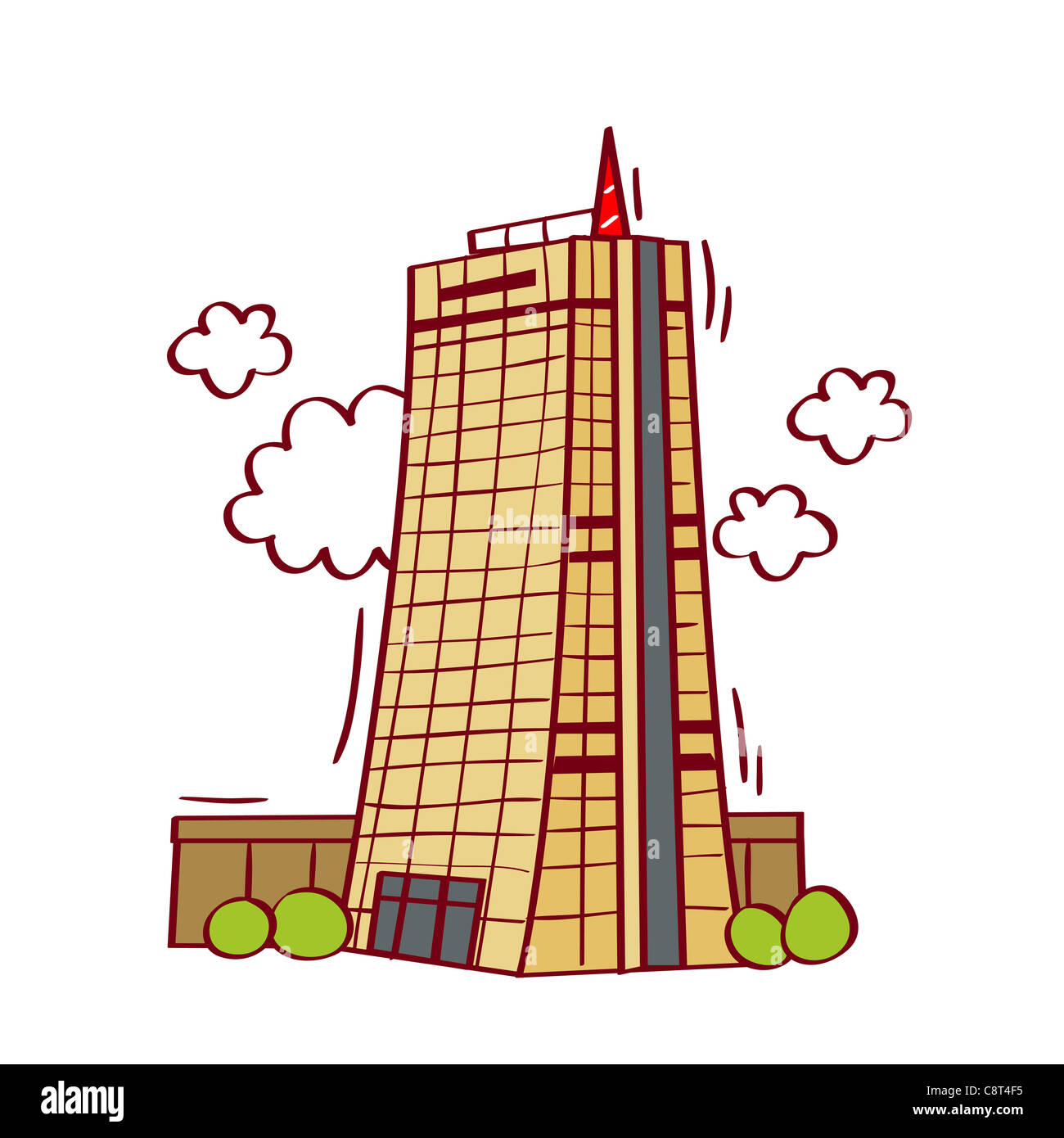 Transamerica pyramid building Cut Out Stock Images & Pictures - Alamy