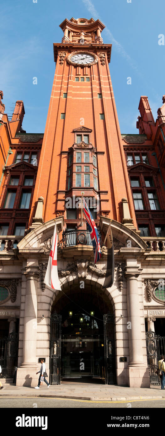 Tower of the Refuge Assurance building. Paul Waterhouse,1910-12. Oxford ...