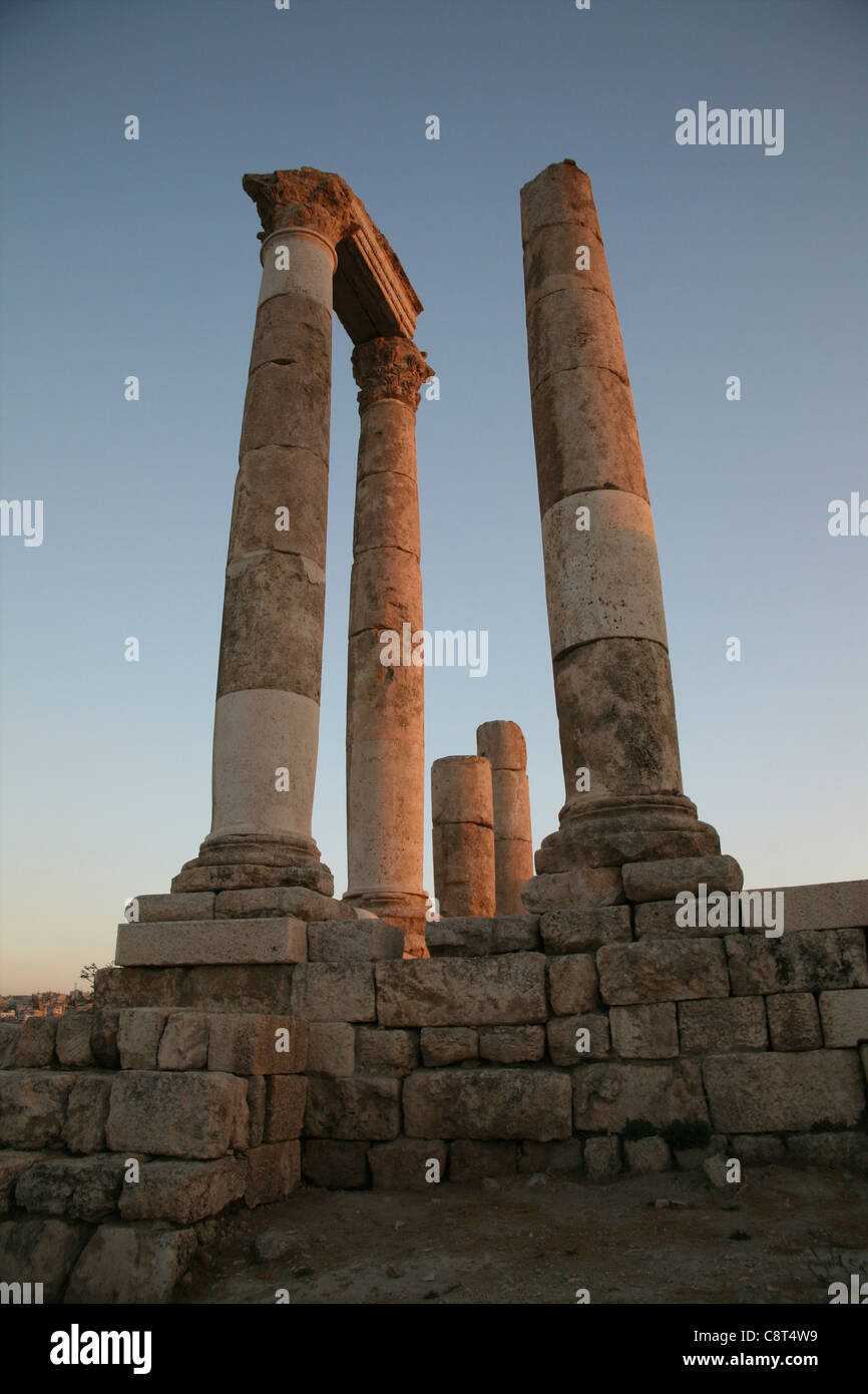 Umayyad palace of Amman, Jordan Stock Photo - Alamy