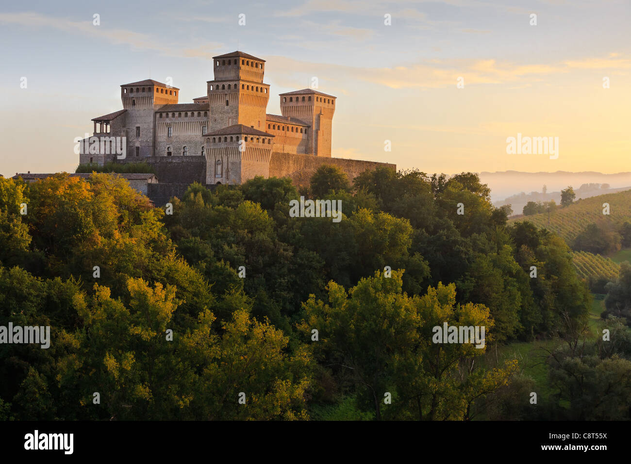 Torrechiara castle hi-res stock photography and images - Alamy