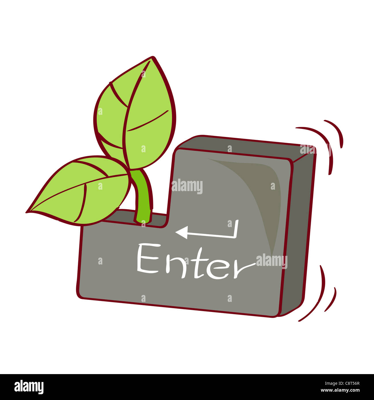 Close-up of entry sign Stock Photo - Alamy