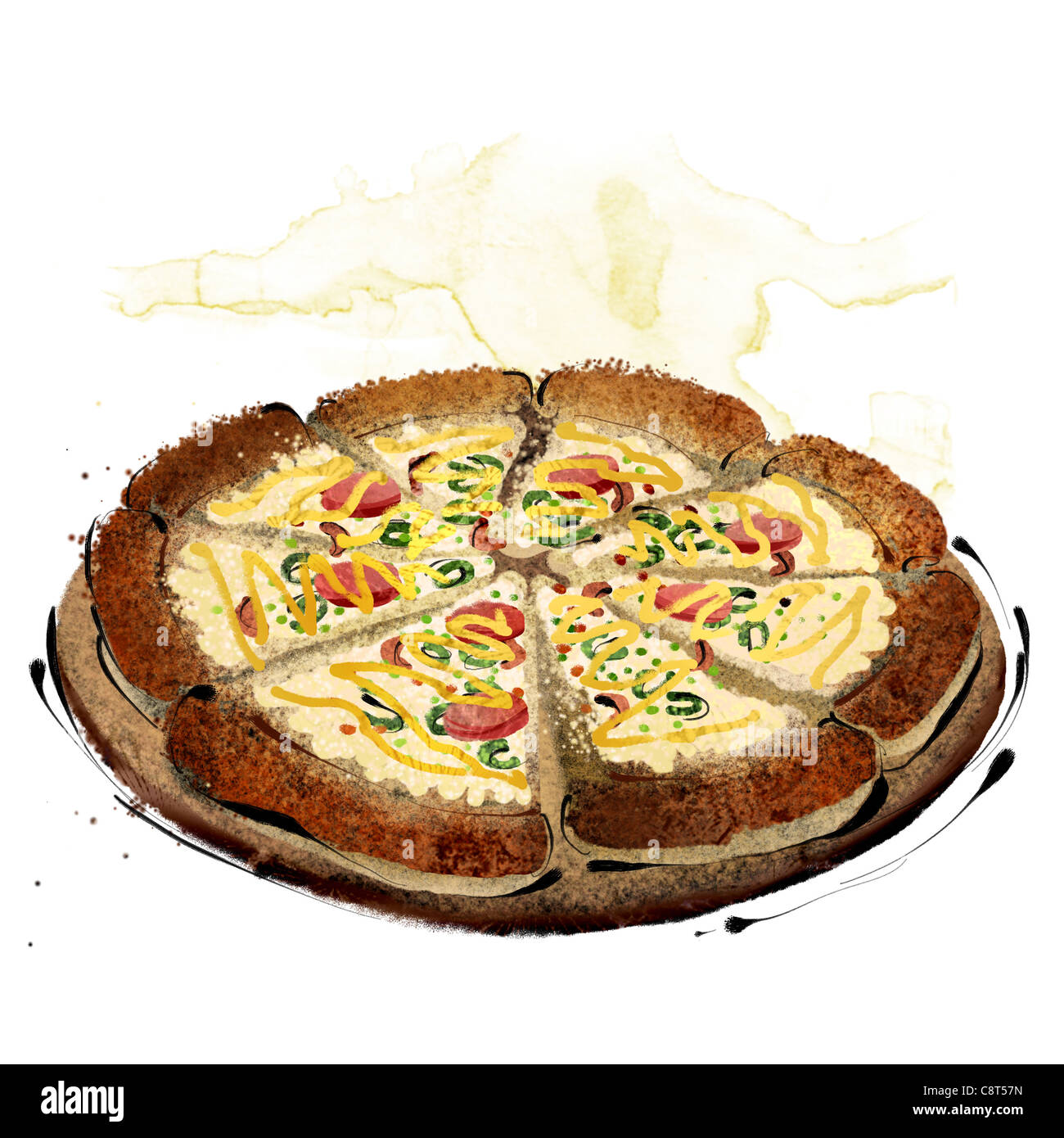 Image of pizza Cut Out Stock Images & Pictures - Alamy