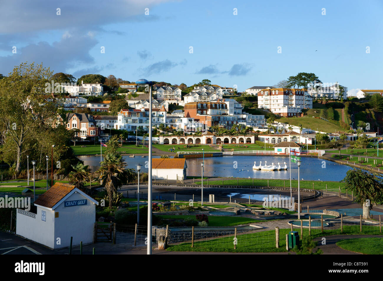 England devon goodrington sands promenade hi-res stock photography and ...