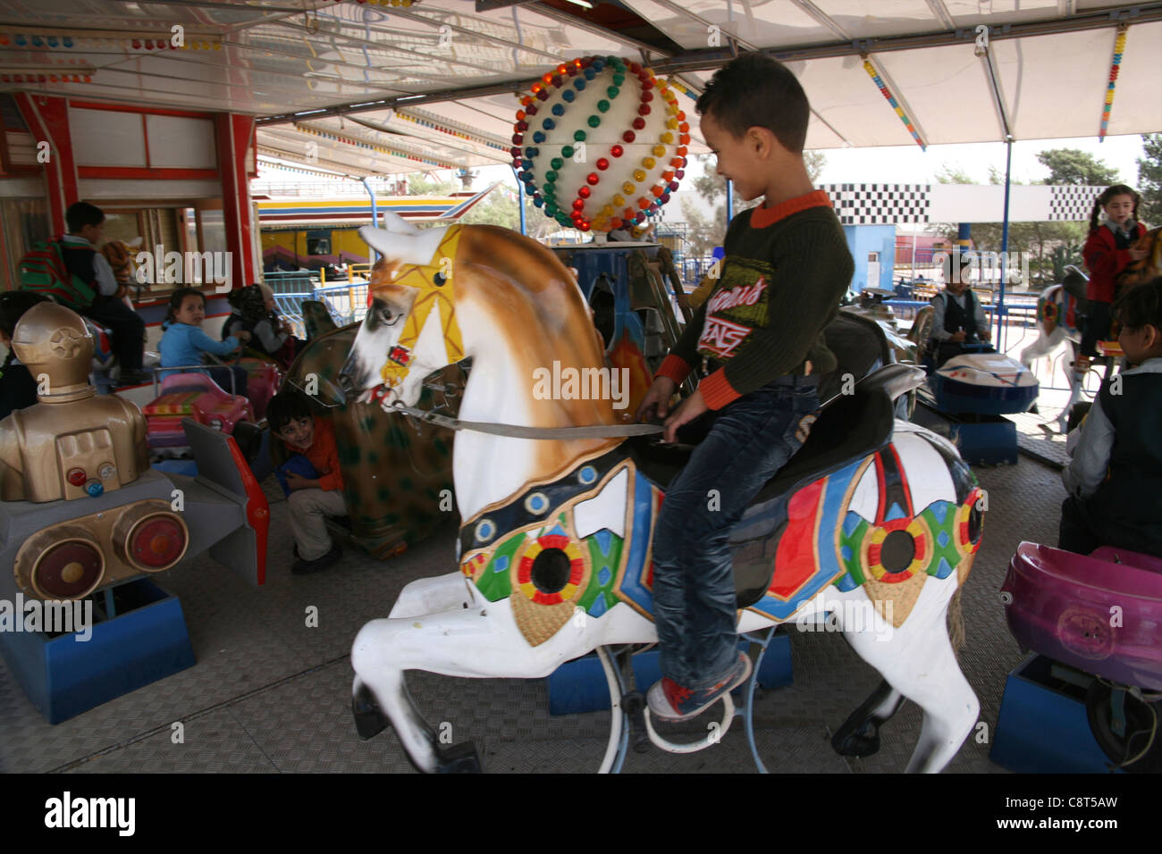 school trip to the city fair, Amman, Jordan Stock Photo - Alamy