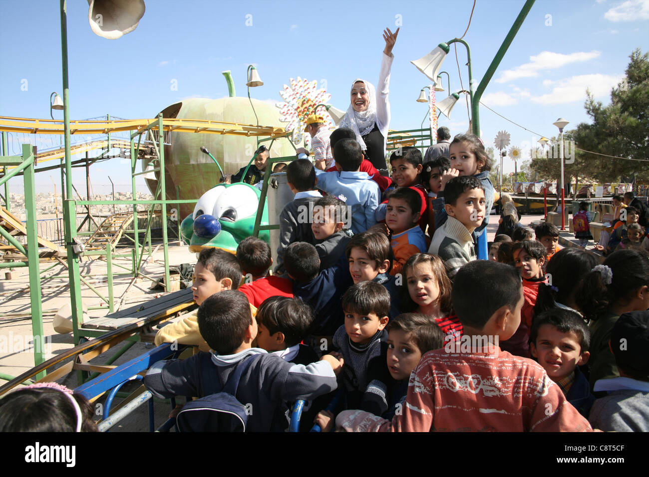 school trip to the city fair, Amman, Jordan Stock Photo - Alamy
