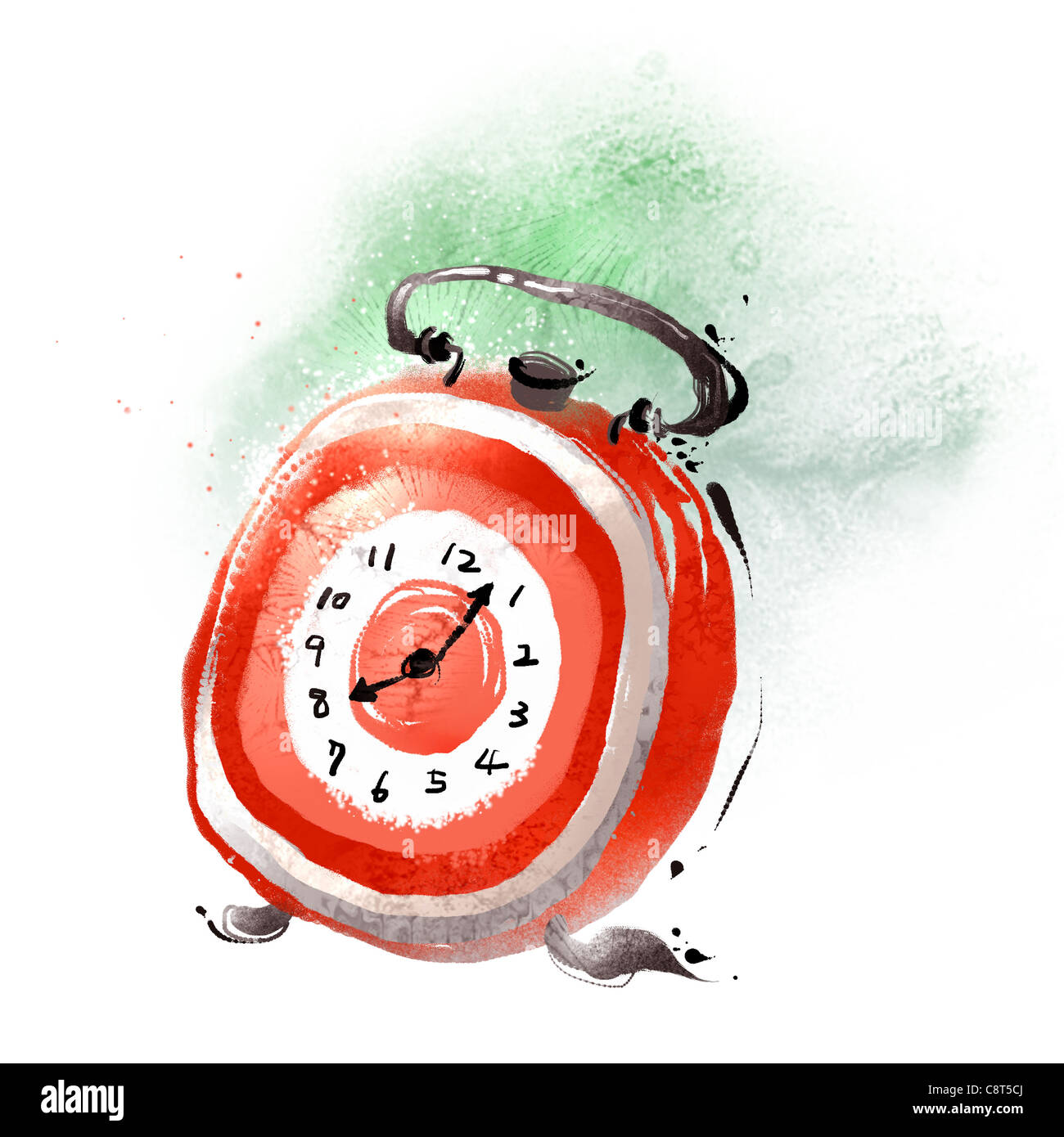 Vintage alarm clock square hi-res stock photography and images - Alamy