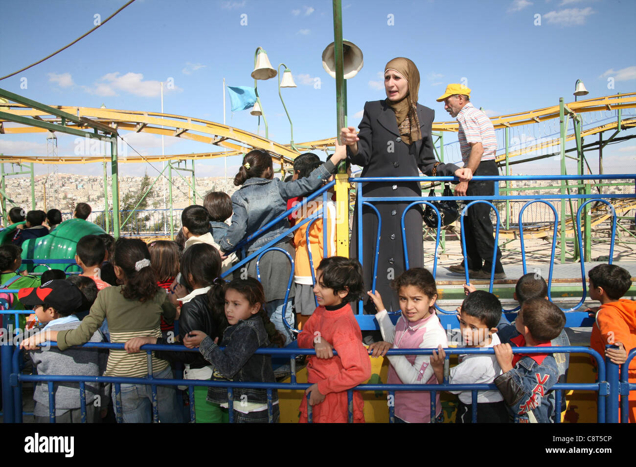 school trip to the city fair, Amman, Jordan Stock Photo - Alamy