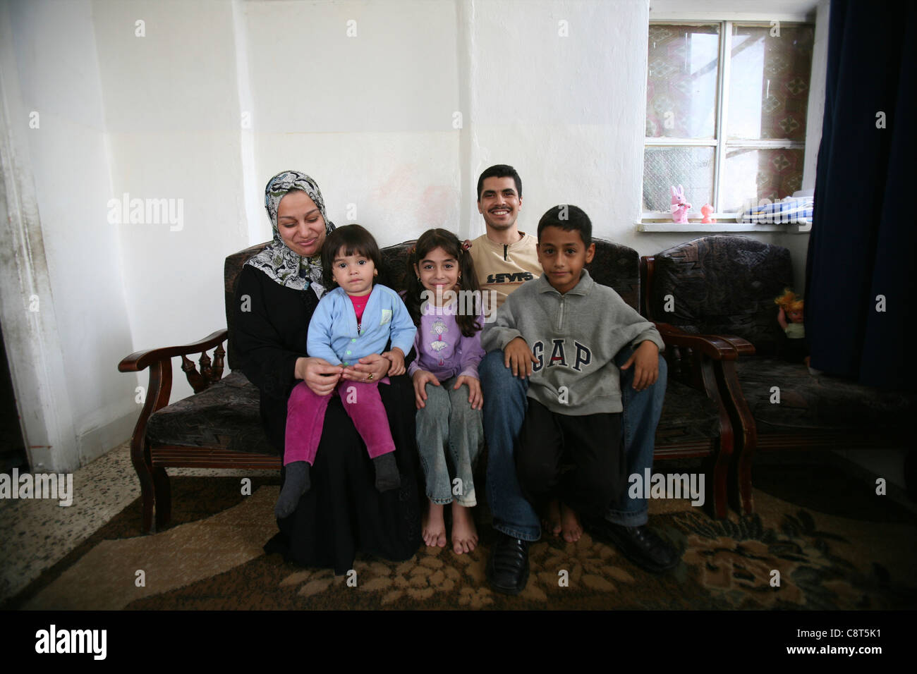 Refugee family from Iraq in Amman, Jordan Stock Photo - Alamy