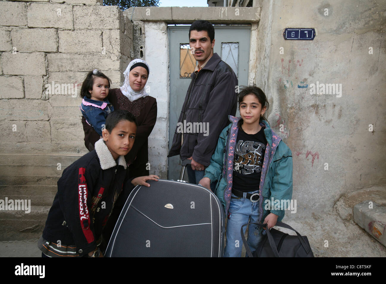 Refugee family from Iraq in Amman, Jordan Stock Photo - Alamy