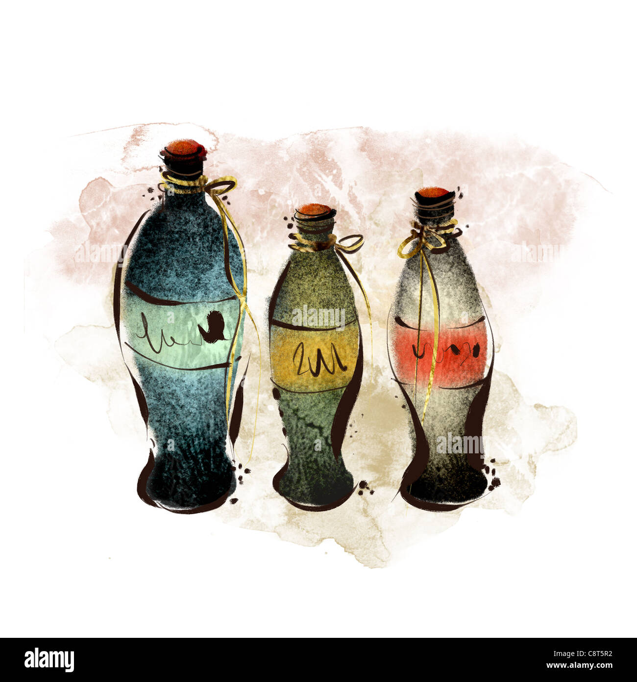 Old bottle image Cut Out Stock Images & Pictures - Alamy