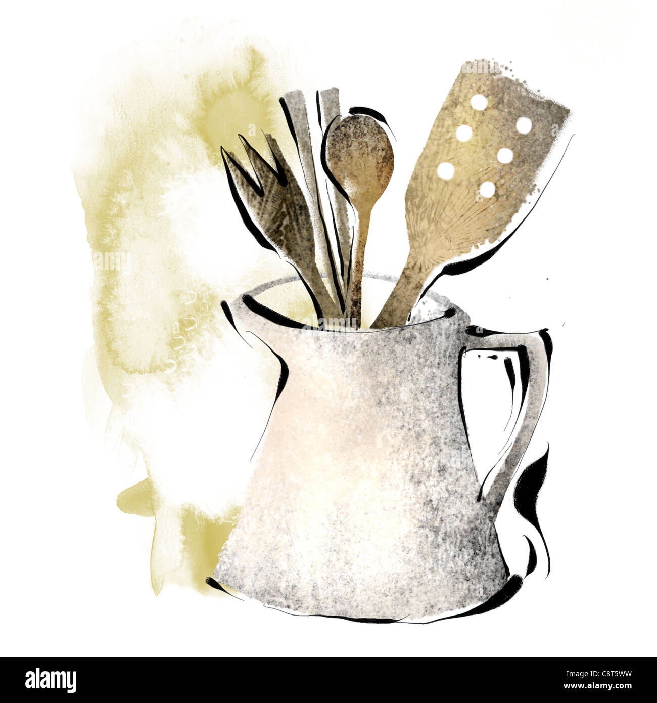 Utensil Cut Out Stock Images & Pictures - Alamy