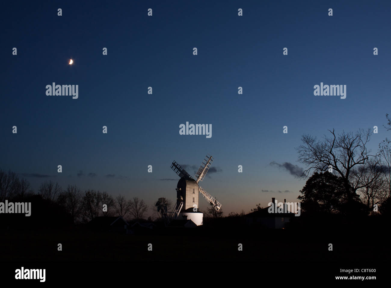 Mill at night hi-res stock photography and images - Alamy