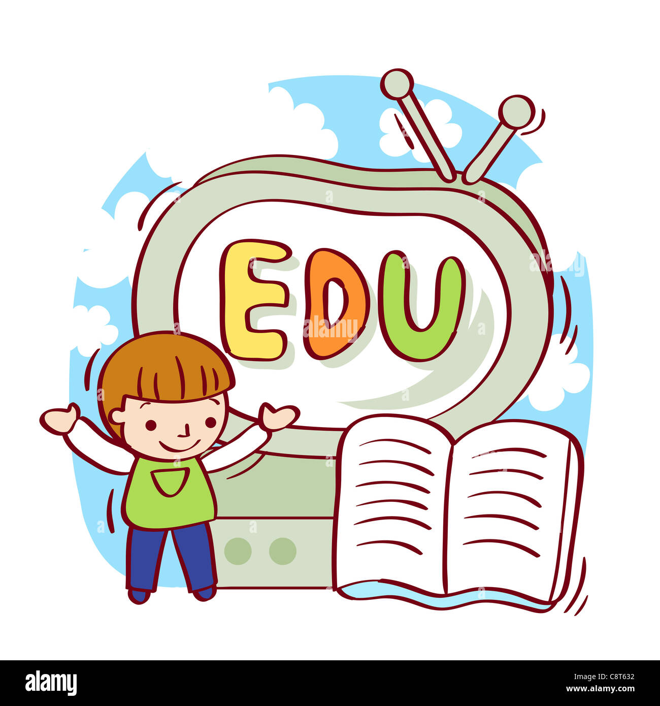 Concept of spreading knowledge Stock Photo - Alamy