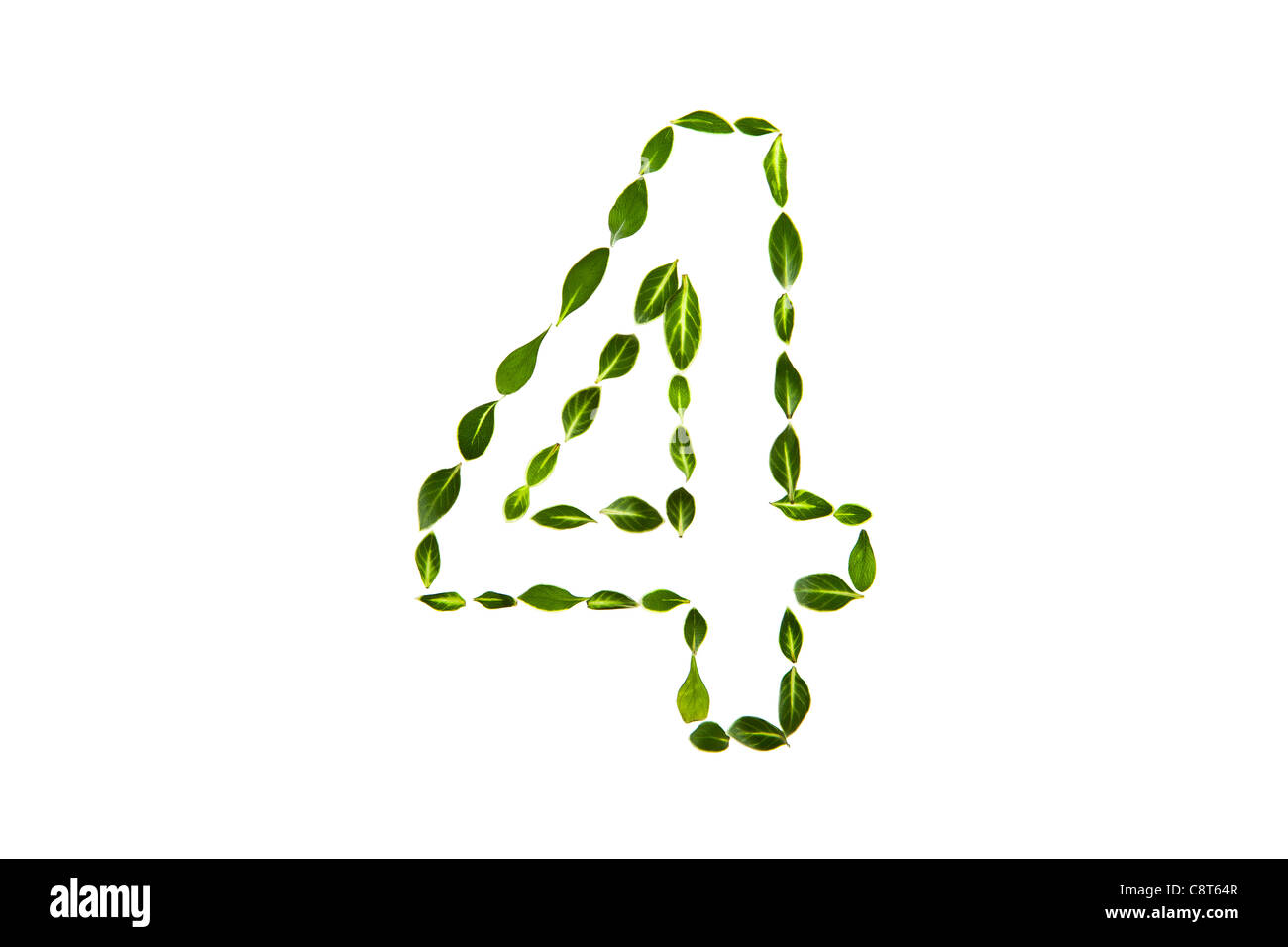 Number 4 Cut Out Stock Images & Pictures - Alamy