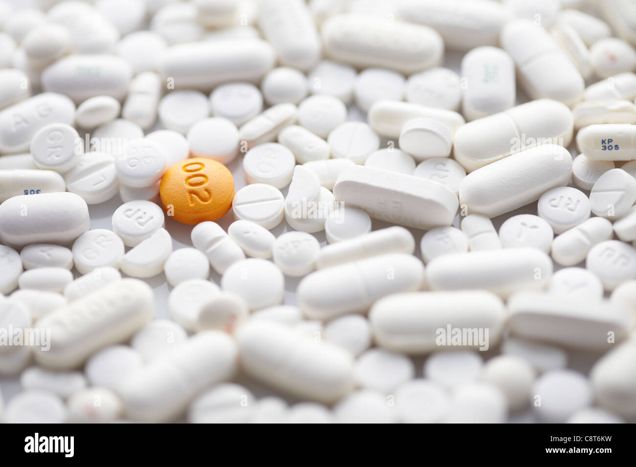 Close-up of medication tablets Stock Photo - Alamy