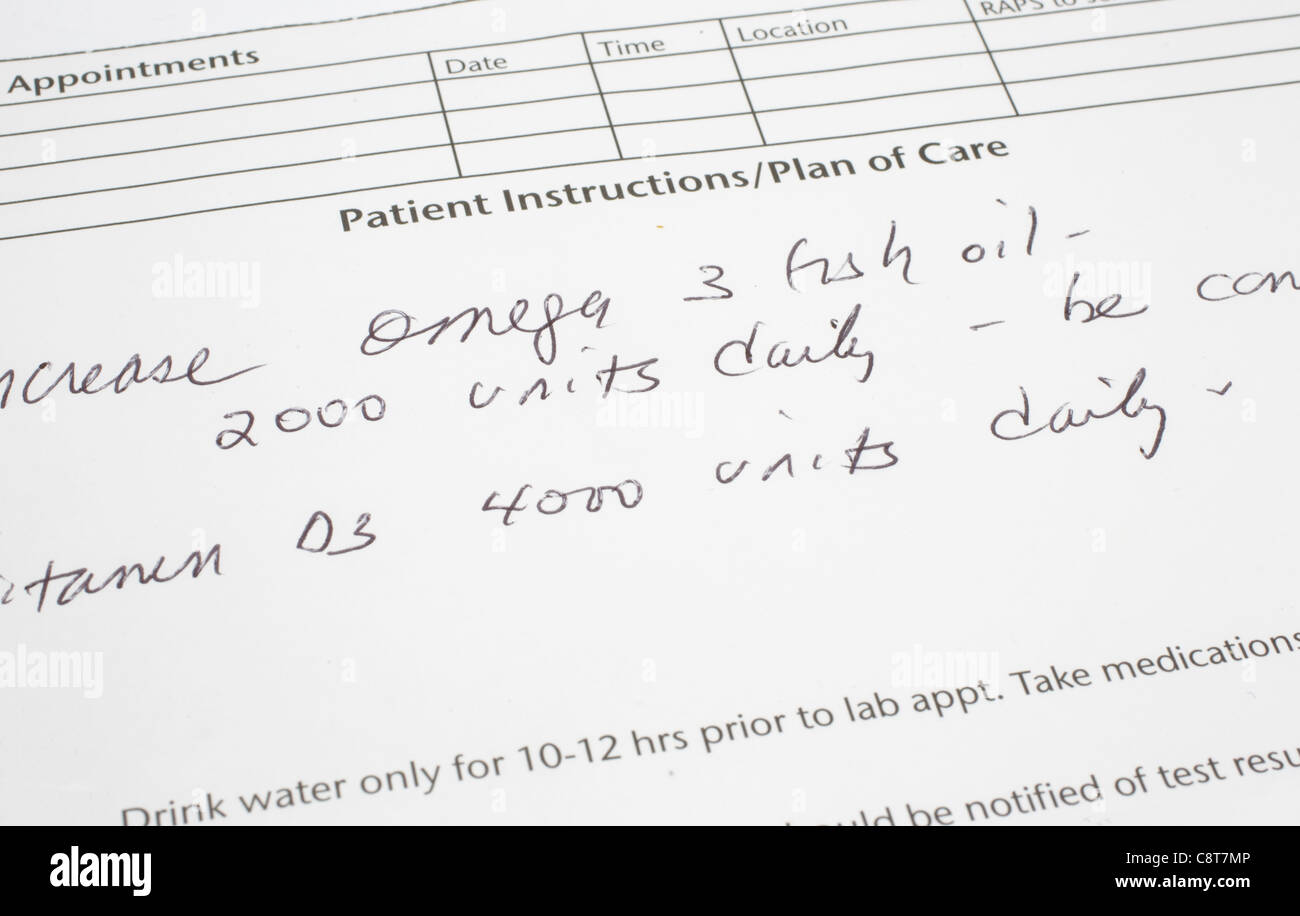 Doctors Prescription Note Stock Photos & Doctors Prescription Note ...