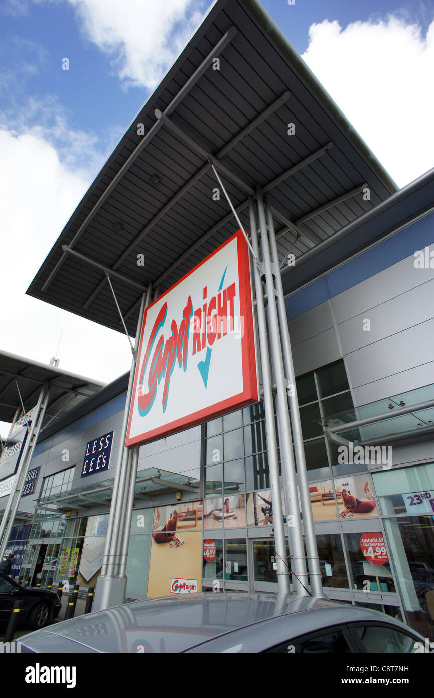 The retail outlet "Carpet Right Stock Photo - Alamy