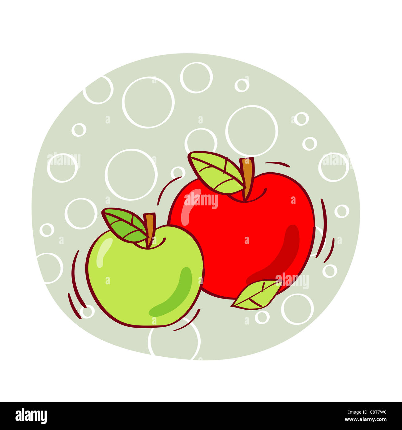 Two Apples Clipart