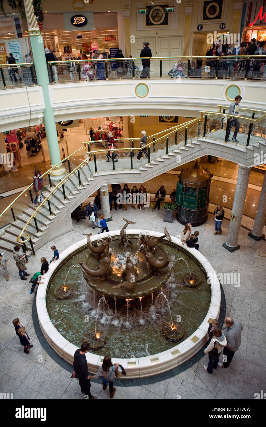 Inside the trafford shopping centre Stock Photo - Alamy