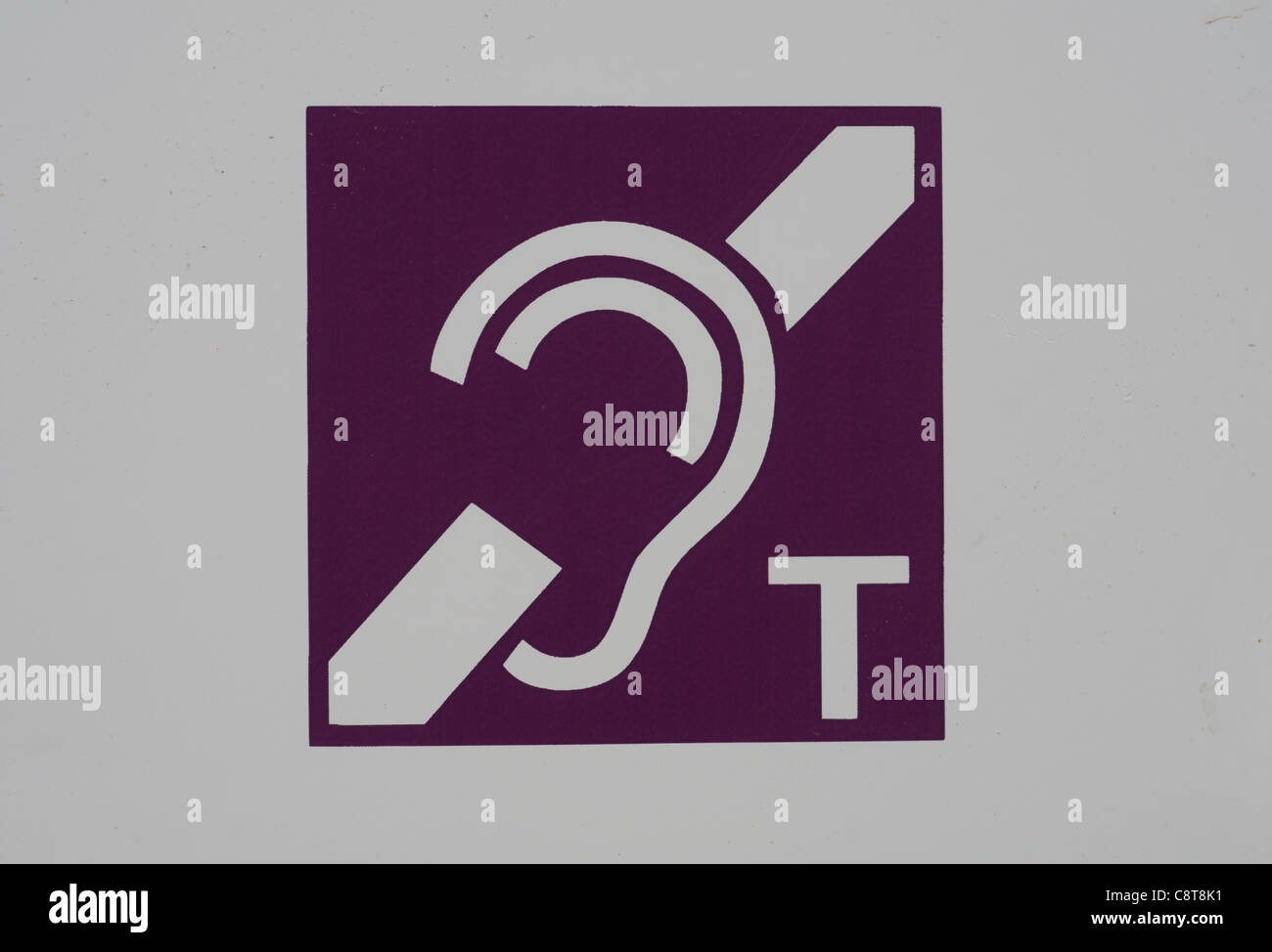 Induction loop symbol sign hi-res stock photography and images - Alamy
