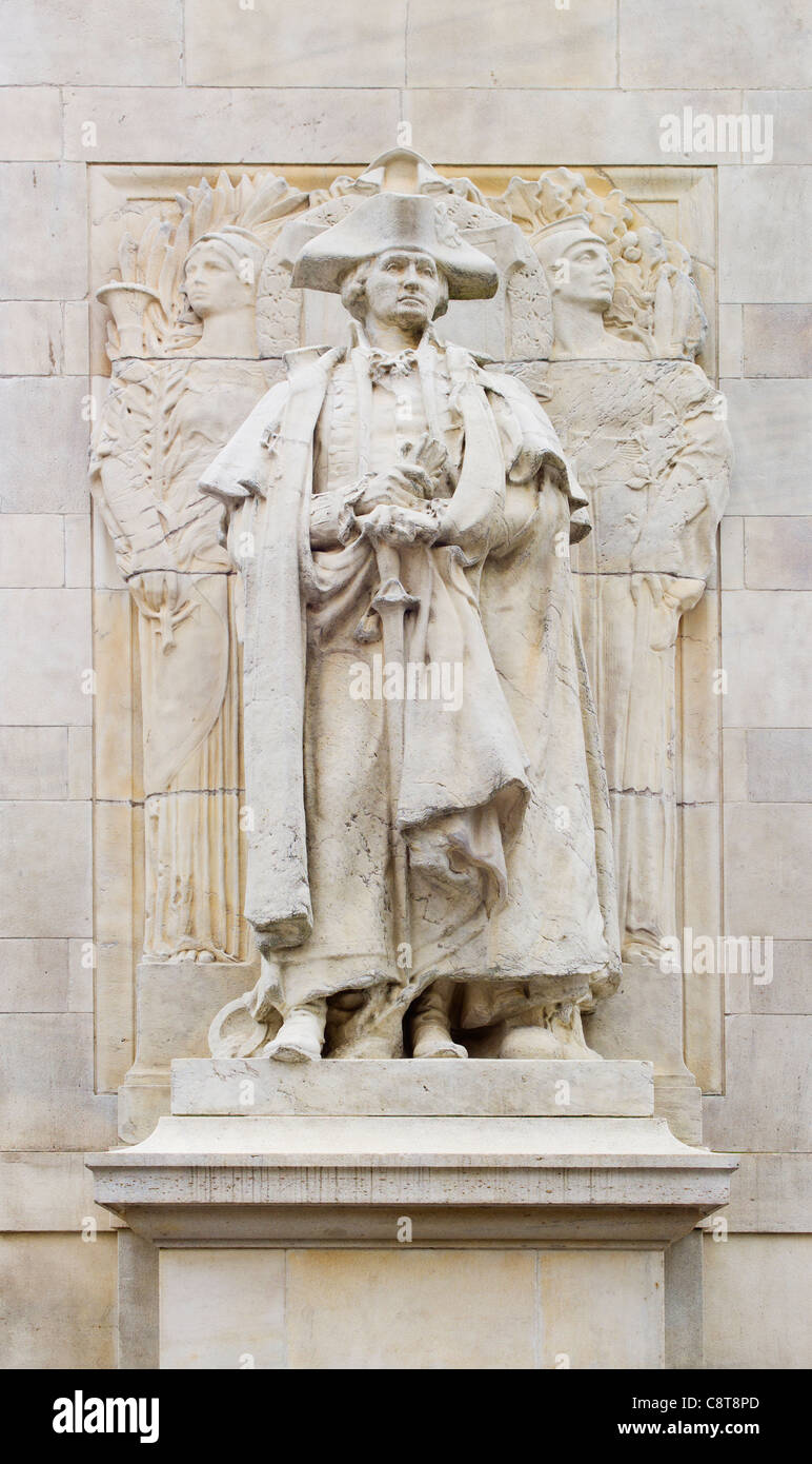 USA, New York City, Union Square, historic statues Stock Photo - Alamy