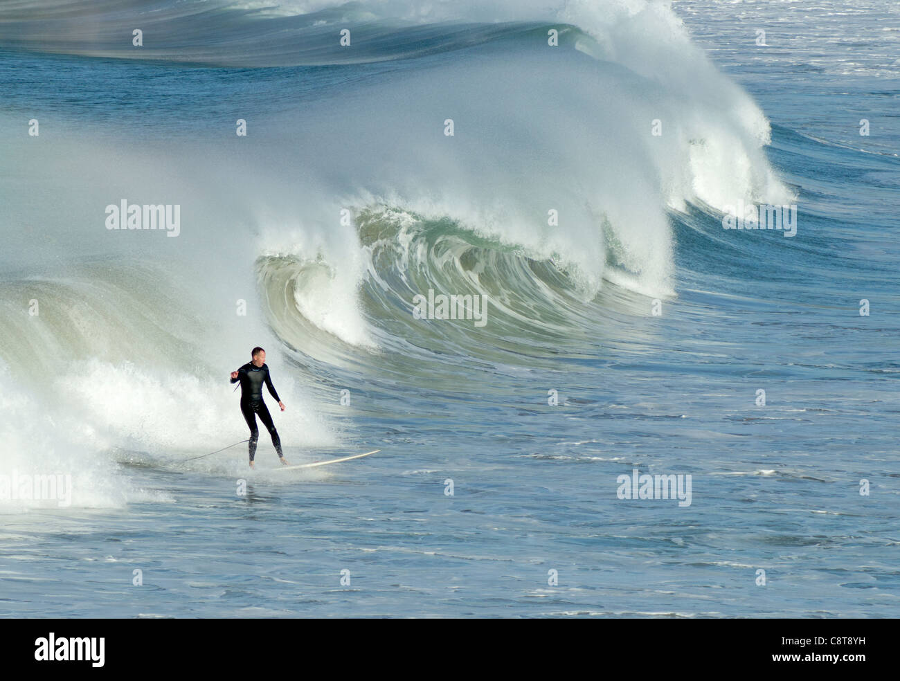 Surfer in water spray hi-res stock photography and images - Alamy
