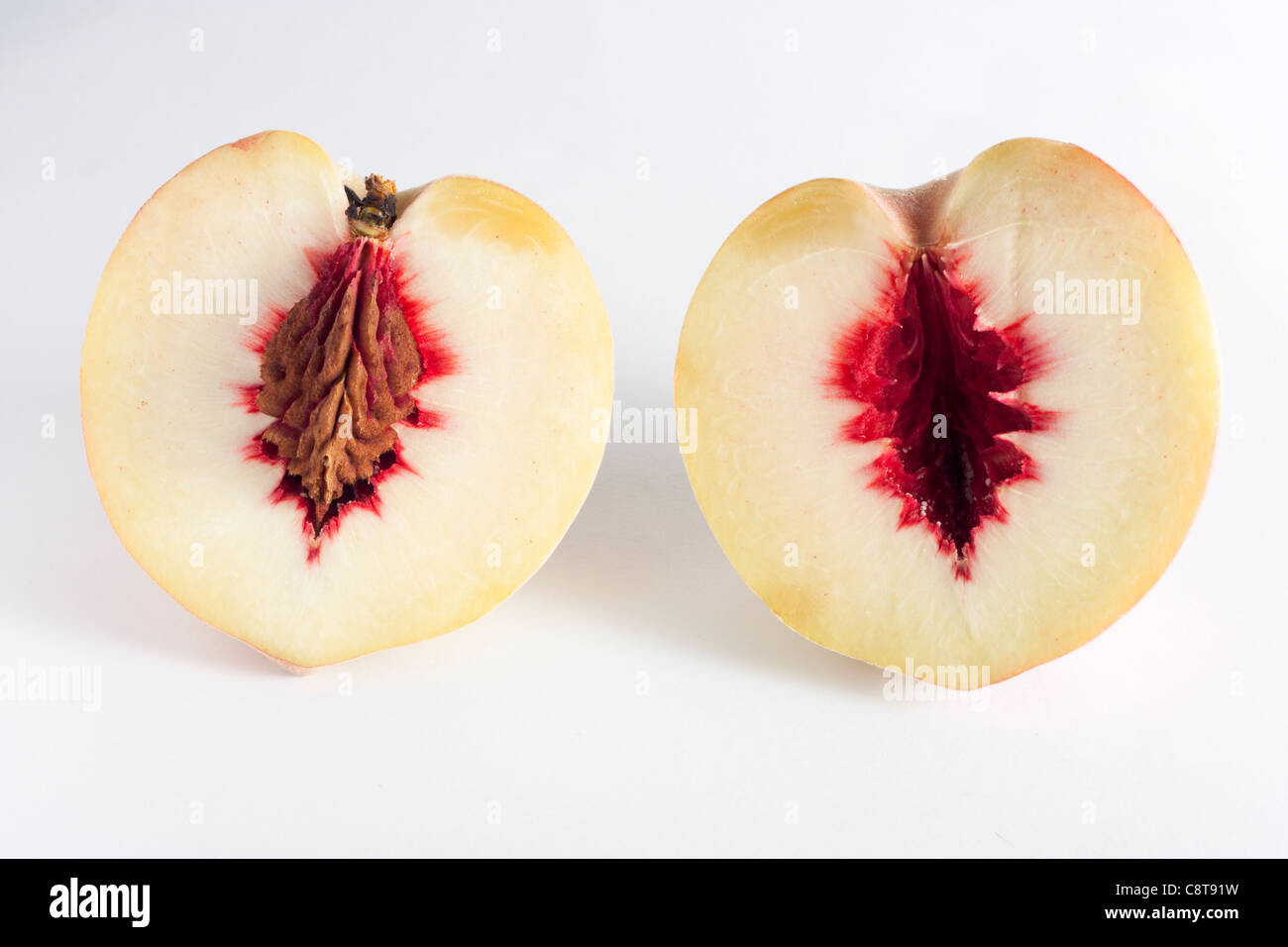 Heart Shaped Peach Stock Photo - Alamy