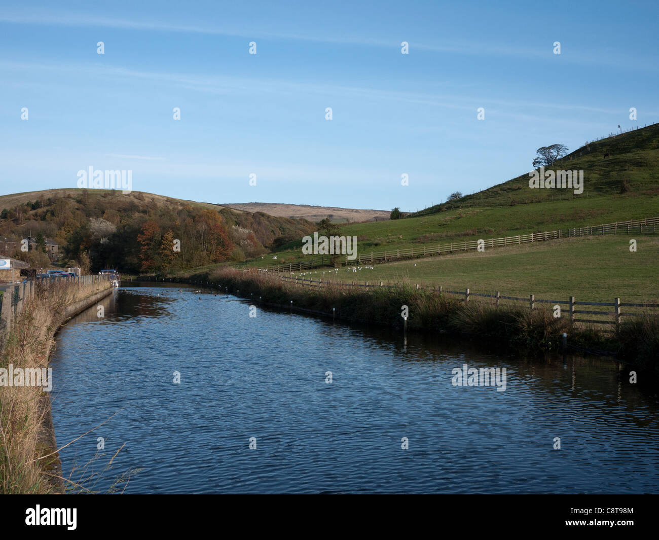 Rochdale Canal, Littleborough, Rochdale, Lancashire,England, UK Stock ...