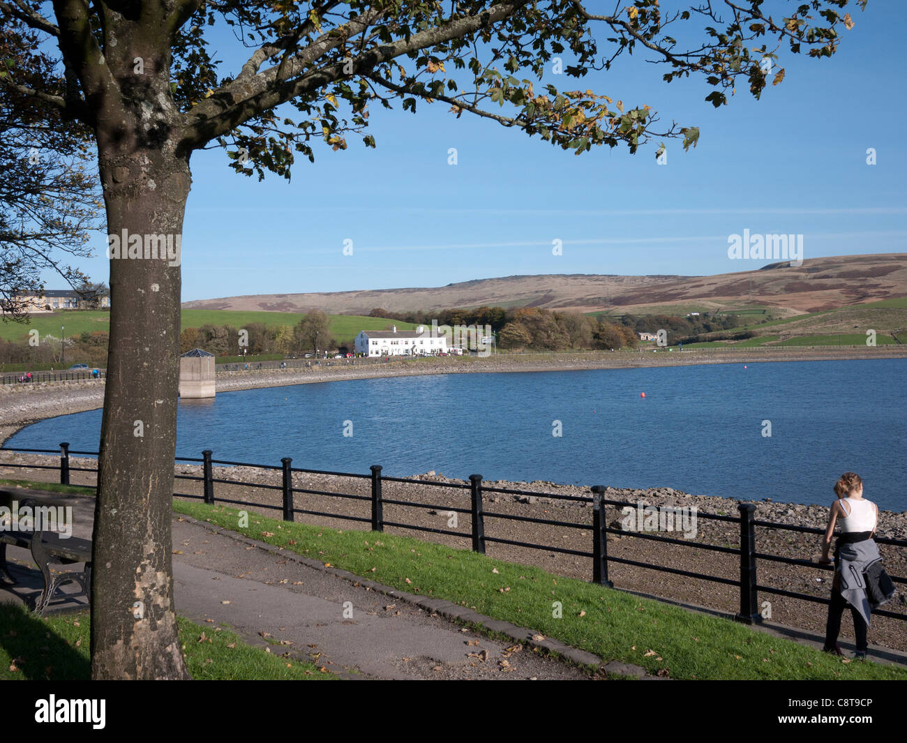 Hollingworth Lake, Littleborough, Rochdale,Lancashire, England, UK ...