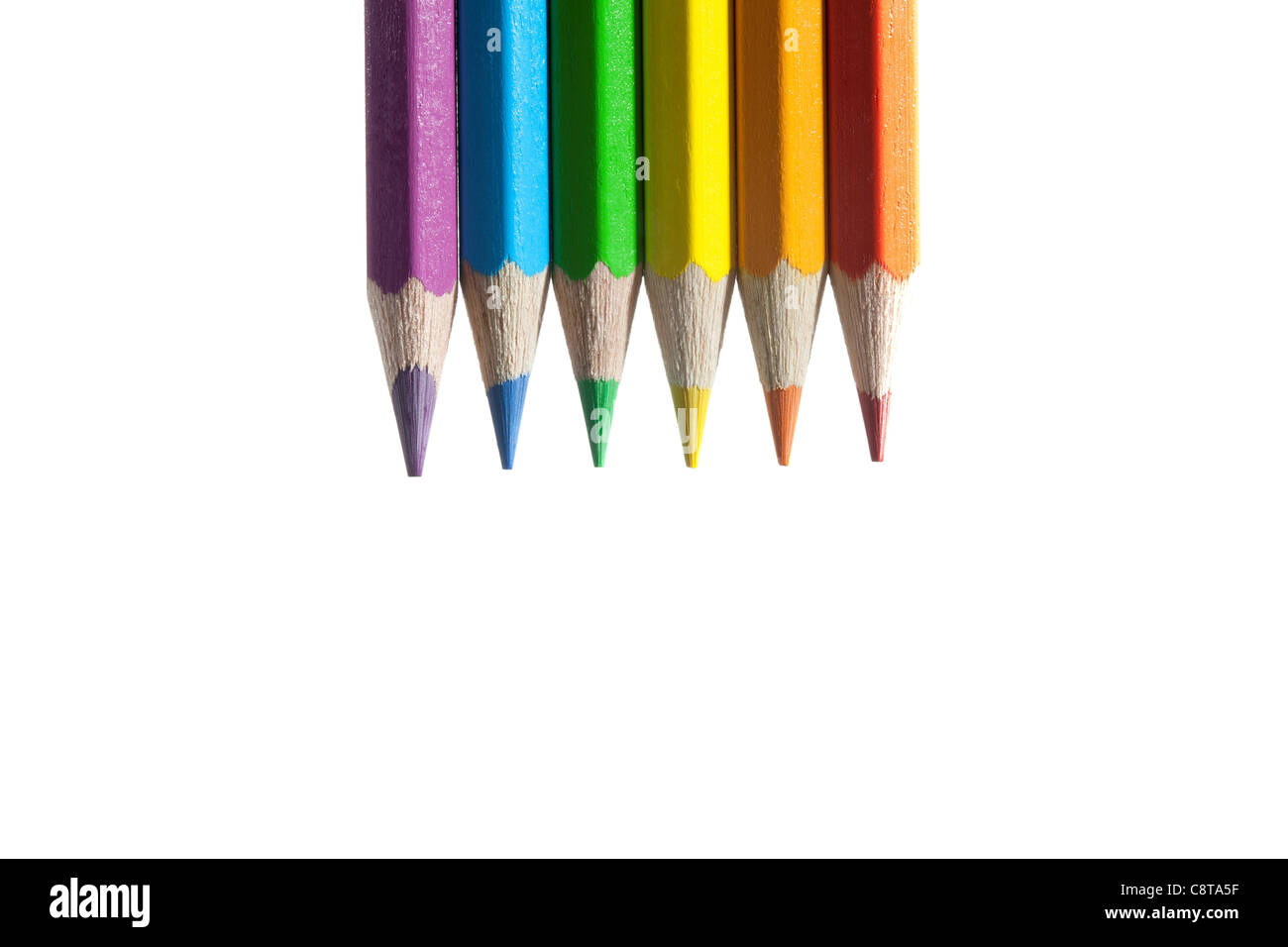 Multi Colored Pencil Stock Photo - Alamy